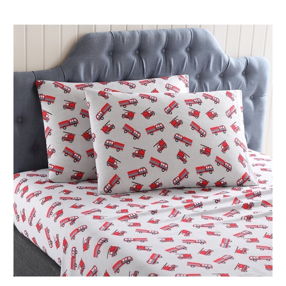 Bedding | Fire Truck Themed Bedding Set | Poshmark
